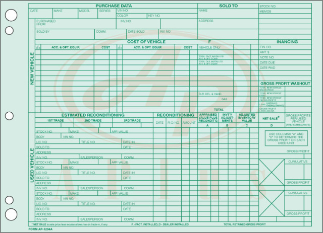 Vehicle Inventory Records