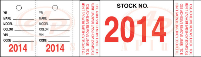 Stock Numbers & Stock Stickers