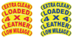 Vinyl Windshield Decals